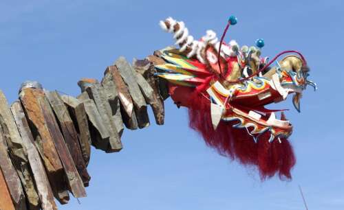 Decapitated dragon head under lock, key - The Journal