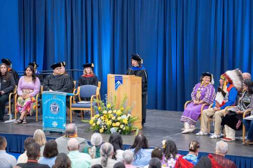 Fort Lewis College formally invests first Native American president ...