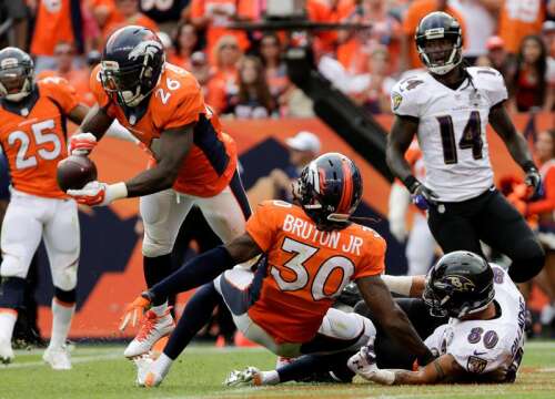 Broncos win tight defensive battle with Ravens - The Durango Herald