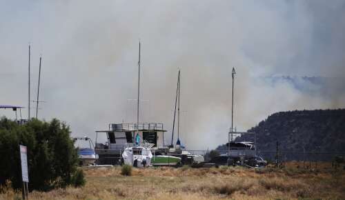 Lightning the cause of Navajo Lake fire, officials say - The Tri-City ...