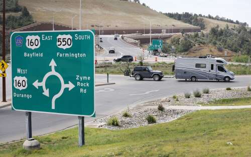 CDOT adding variable message board as part of U.S. Highway 550 ...