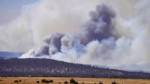 Fire crews close in around massive New Mexico wildfire - The Journal