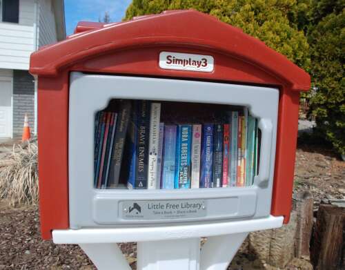 Community encourages reading through little libraries - The Tri-City Record