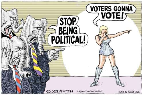 Editorial cartoon: Whatever Taylor says - The Journal
