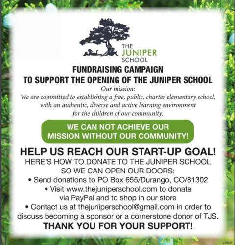 The Juniper School prepares for August opening - The Durango Herald