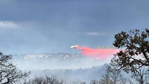 Cox Canyon fire near New Mexico line at 130 acres - The Journal