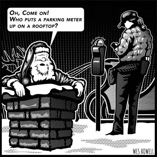 Wes Rowell cartoon - The Journal