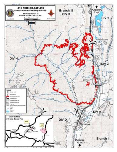 Backfires, fire lines and structure protection rule the day on 416 Fire ...