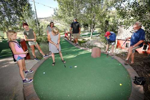Photo: Family outing on the miniature links – The Durango Herald