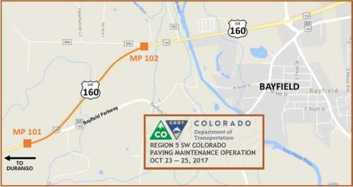 CDOT to repave section of U.S. Highway 160 near Bayfield - The Durango ...