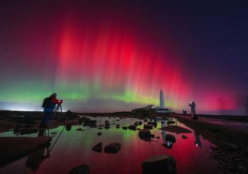 Solar storms bring colorful northern lights to unexpected places - The ...