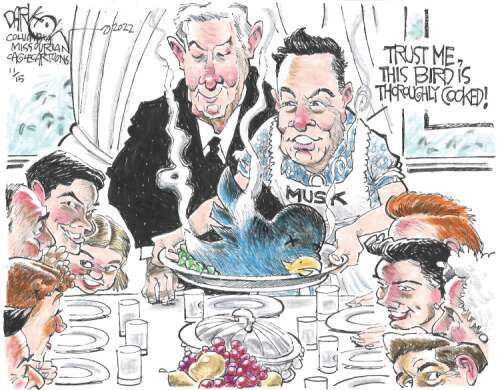 Editorial cartoon: Cooked bird - The Journal