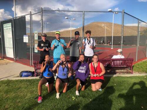 Prep tennis players take part in tournament action - The Tri-City Record