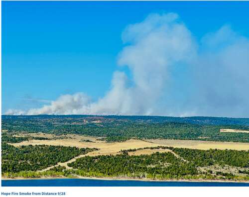 Hope Fire doubles in size within burn area - The Journal