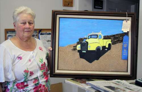 Blue ribbon painting - The Durango Herald