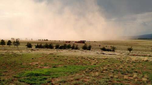 Photo: A dusty sunset - The Durango Herald