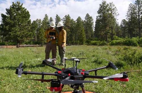 Drones used for aerial ignition on Doe Canyon Fire - The Journal