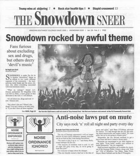 ‘Sneer’ takes jabs at Trump, city finances and Snowdown theme - The ...