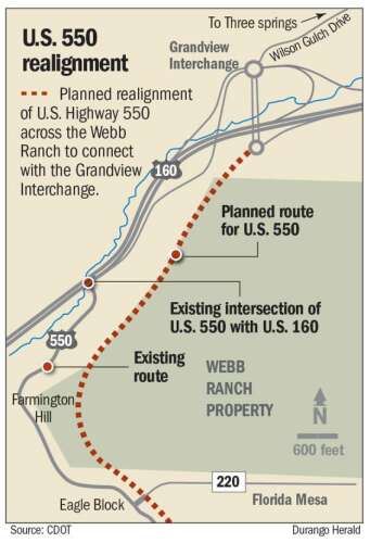 U.S. Highway 550 realignment construction planned for late 2019 - The ...