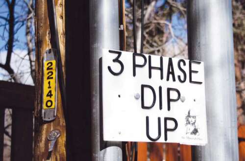 Nothing dippy about power-pole sign near library - The Durango Herald