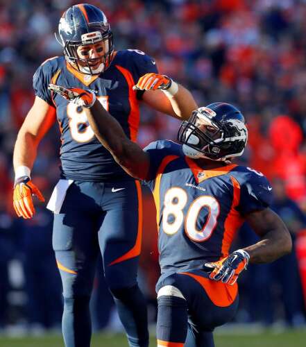 Vernon Davis hopes to play a role in Super Bowl with Denver Broncos ...