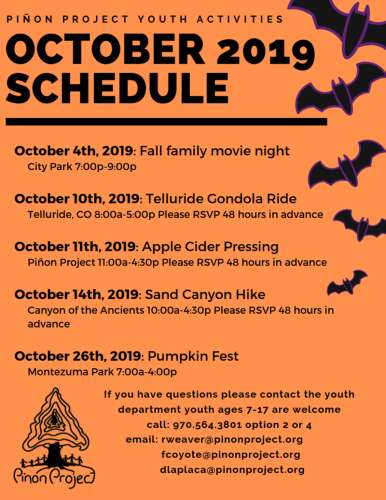 Piñon Project announces fall schedule - The Journal