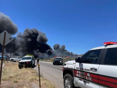 San Juan County Fire & Rescue responding to fire near NM 170 - The Tri ...