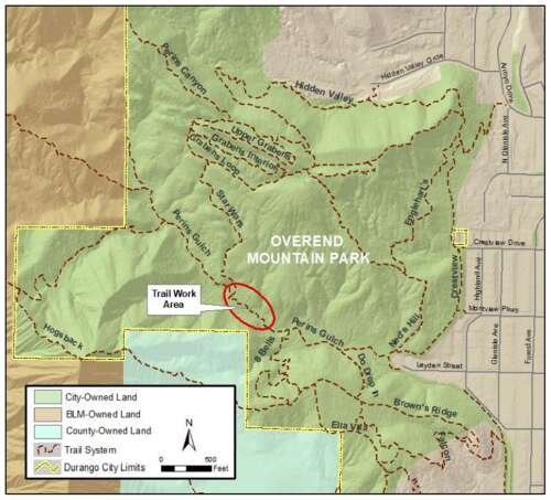 Durango Trails to begin work on city-owned land in Overend Mountain ...