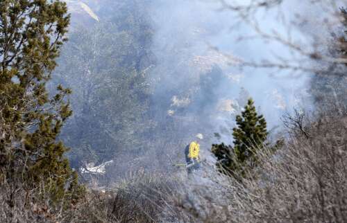 Photo: Controlled burn in progress on College Mesa in Durango - The ...