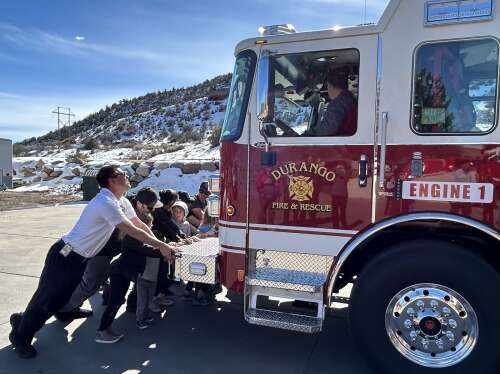 Durango fire department celebrates arrival of new engine - The Durango ...