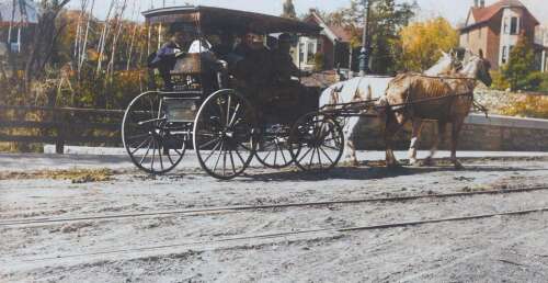 And the West is History: Buggy at Main Avenue bridge – 1911 - The ...