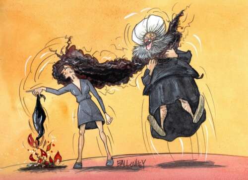 Editorial cartoon: Iranian women - The Durango Herald