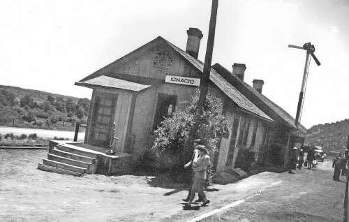 And the West is Hsitory: Denver & Rio Grande Train Depot Ignacio – ca ...