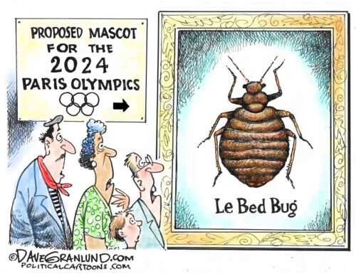 cartoon bed bug