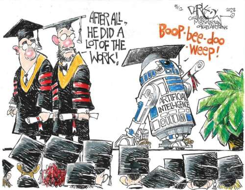 Editorial cartoon: New graduate - The Durango Herald