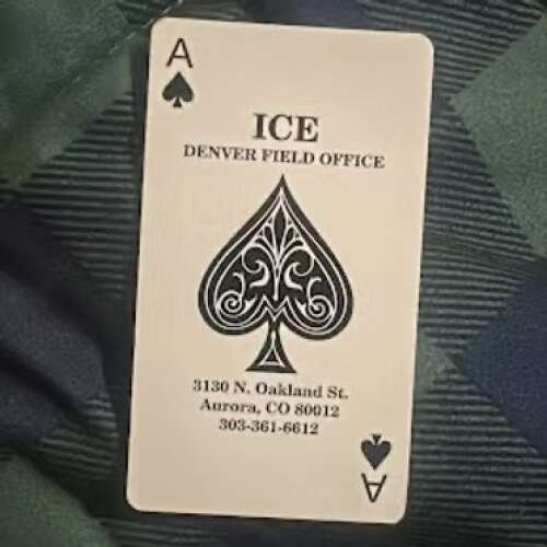 ICE agents leave ace of spades ‘death cards’ on detained immigrants ...