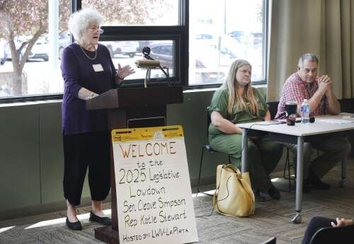 Sen. Cleave Simpson and Rep. Katie Stewart attend Bayfield Legislative ...