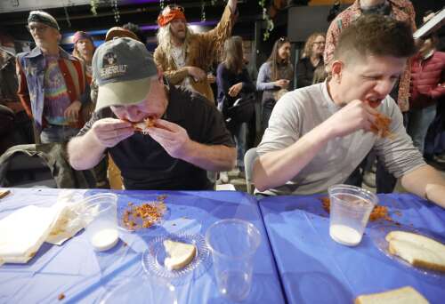 Photos: Snowdown Hot Wing Eating Contest brings on the heat - The ...